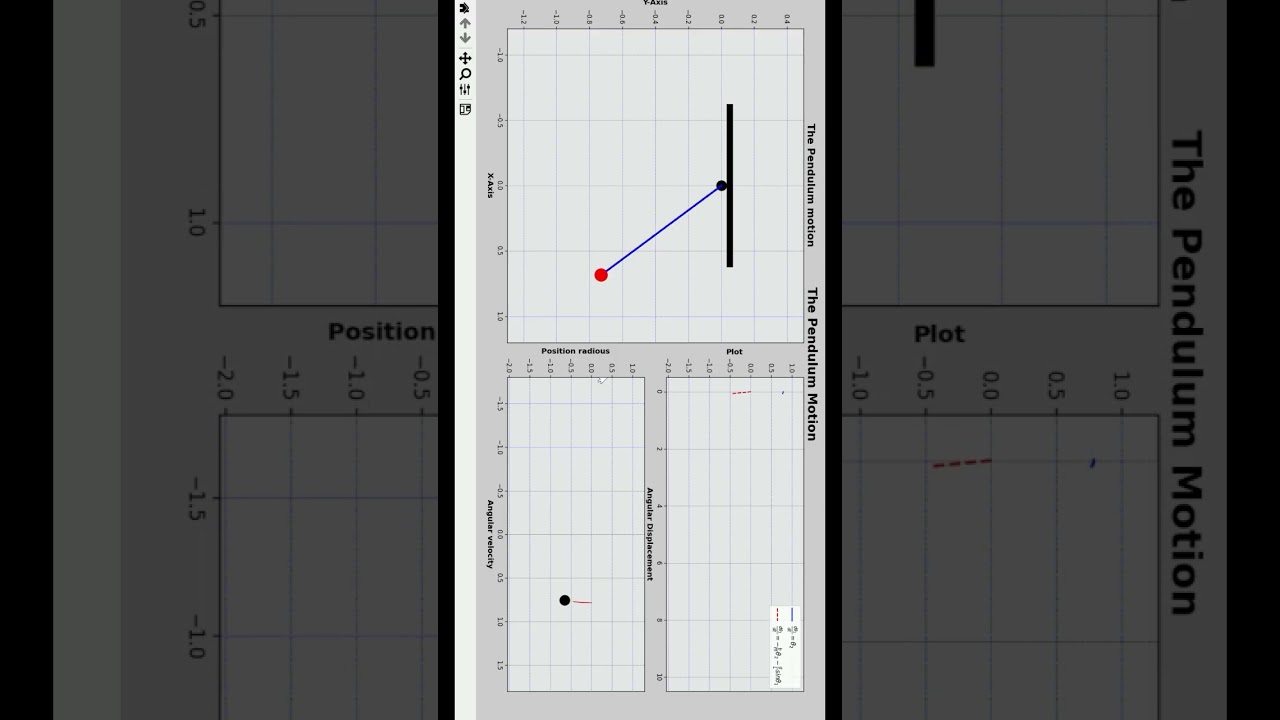 Animating a Pendulum with Python Is Surprisingly Simple — Here’s Why #shorts #pythonanimation #maths