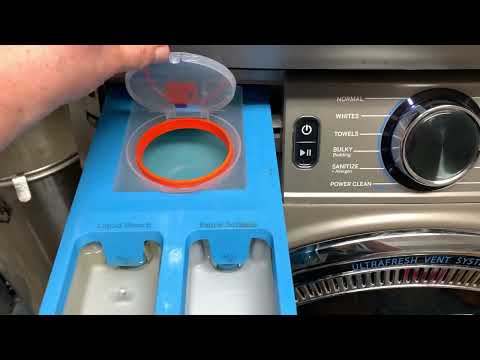 How / where to add OxyClean powder (clothing brightener) to GE UltraFresh washer with SmartDispense