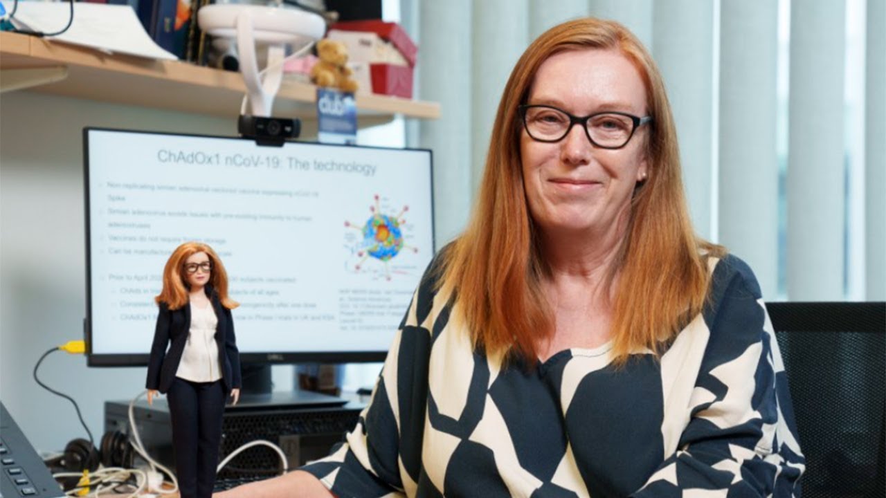 Oxford Professor Sarah Gilbert is the model for the brainiest Barbie yet