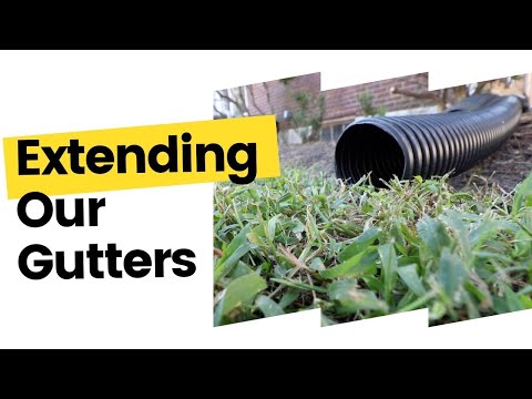 Extending Gutters Away From My Home - No More Basement Leaks!