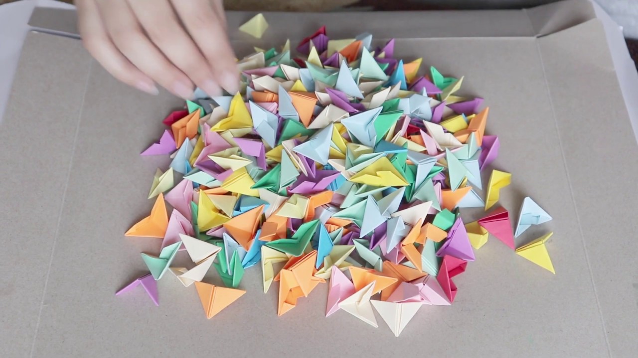 Beginner's guide to a 3d Triangle origami (basic)