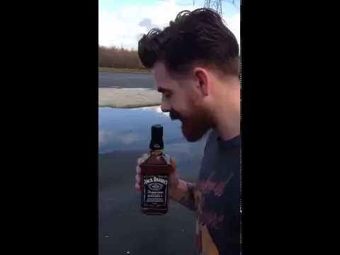 A bottle of Jack Daniel's down in one °90 YouTube