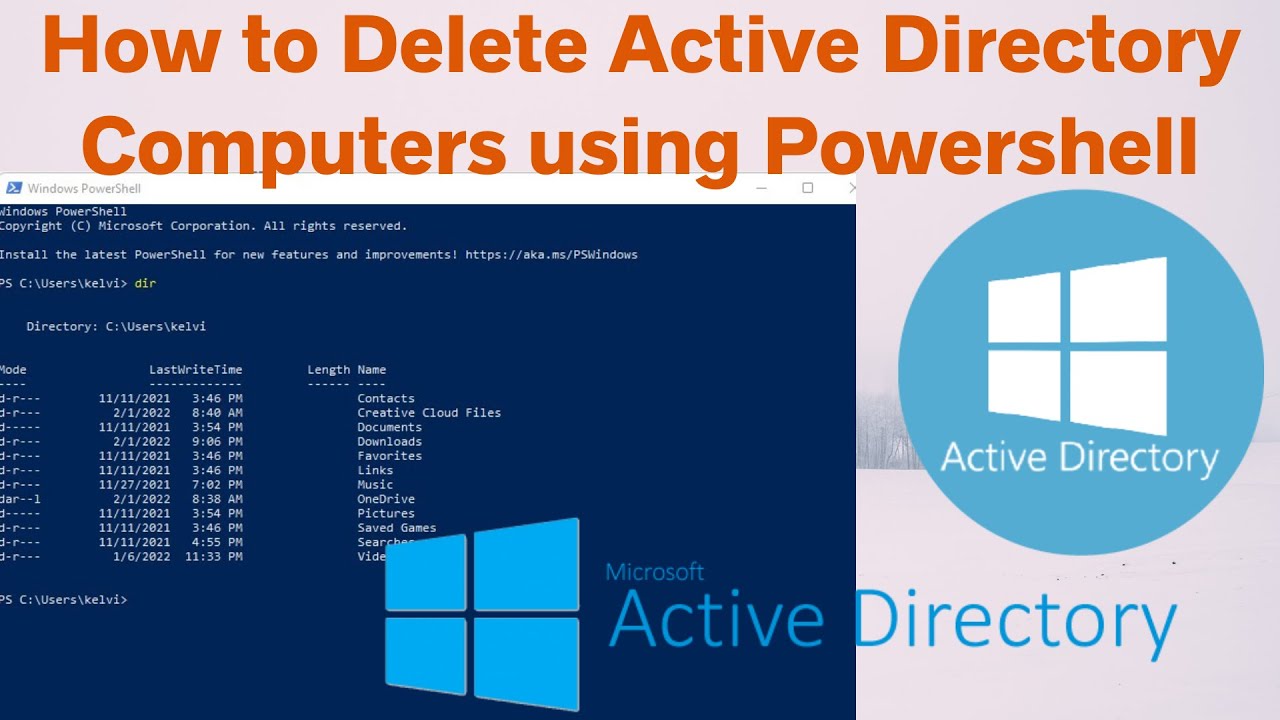 How to Delete Active Directory Computers using Powershell | Delete Computers from AD with PowerShell