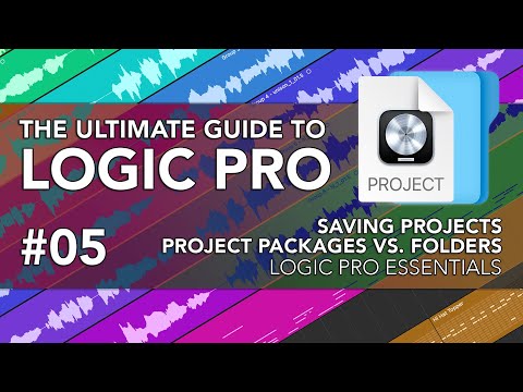 Logic Pro #05 - Saving Projects, Project Packages vs. Folders