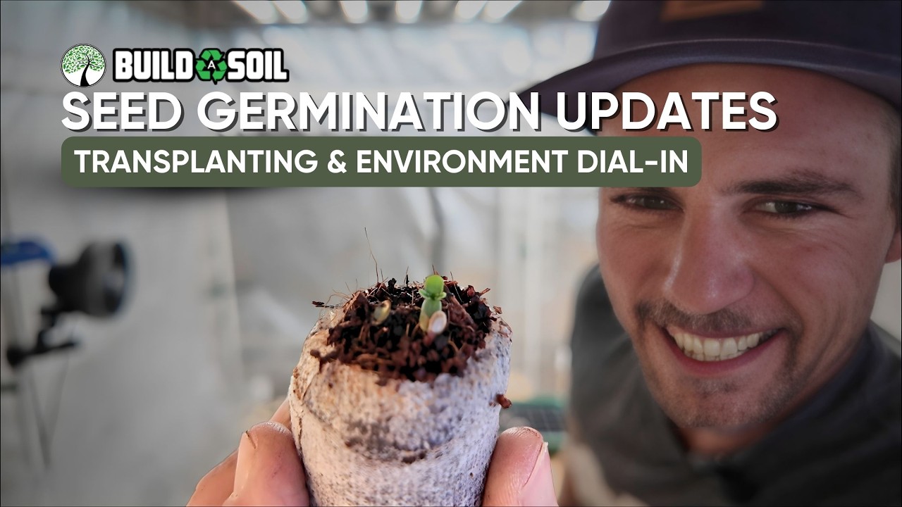BuildASoil: 10x10 Series // Season 9 Episode 2 Setup & Seedling Transplanting