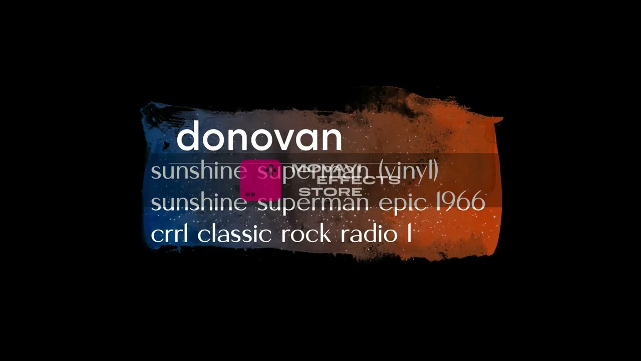 donovan sunshine superman (vinyl) sunshine superman epic 1966 crr1