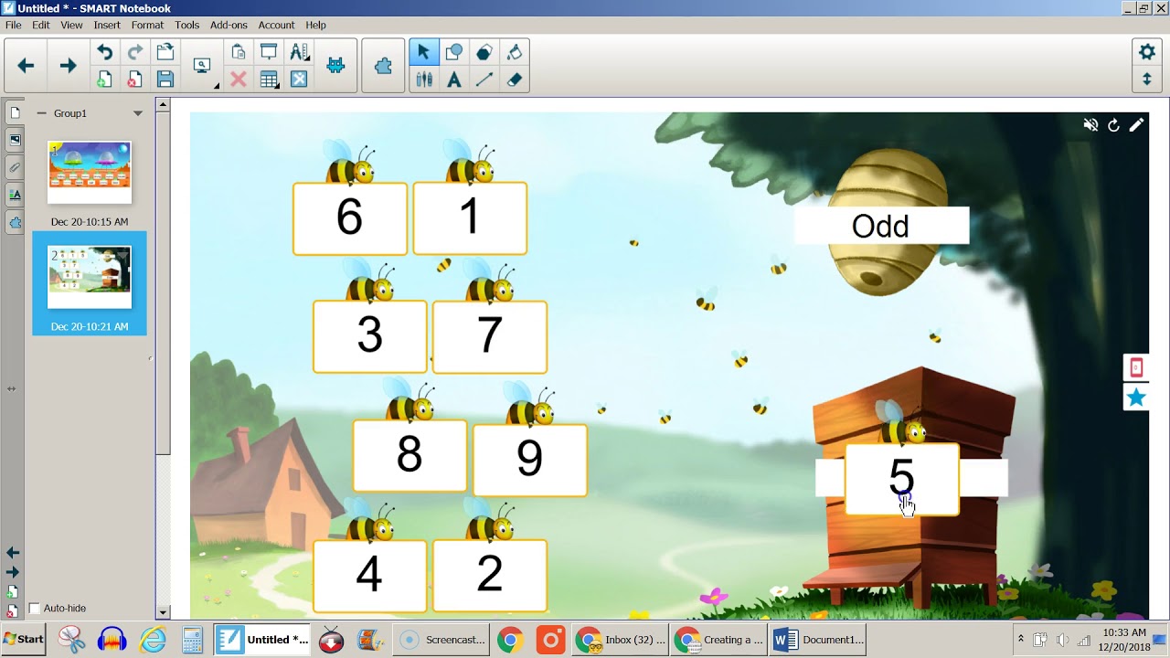 Smart Notebook 18 - getting started with animations
