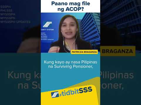 #SSSApproved | Paano Mag-file ng ACOP?