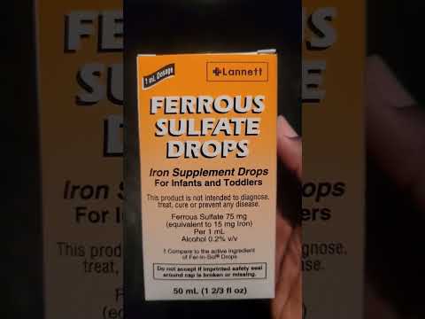 Iron Drops (Ferrous Sulfate)