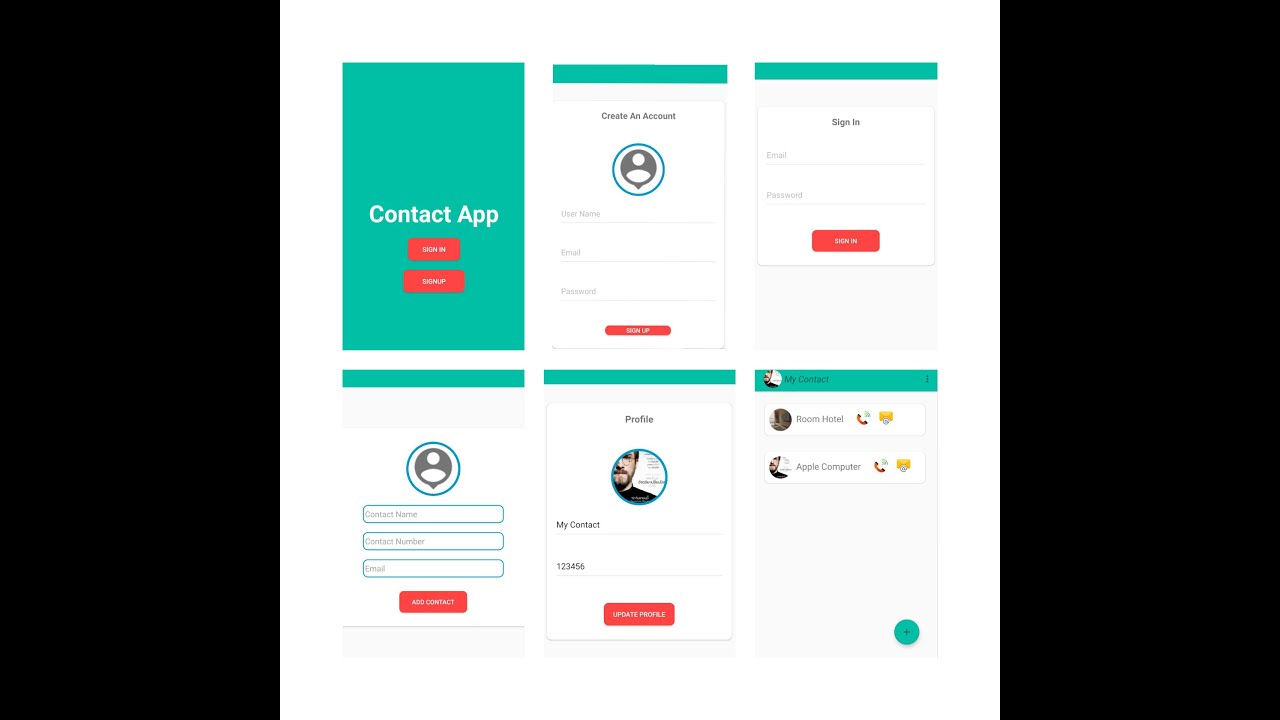 Pt.5. Display Contacts | ContactsApp | Firebase Tutorial