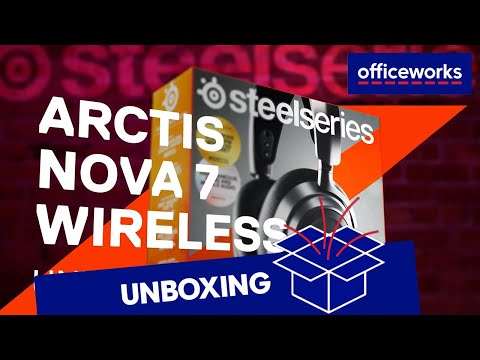 SteelSeries Arctis Nova 7 Wireless Headset Unboxing and Set Up