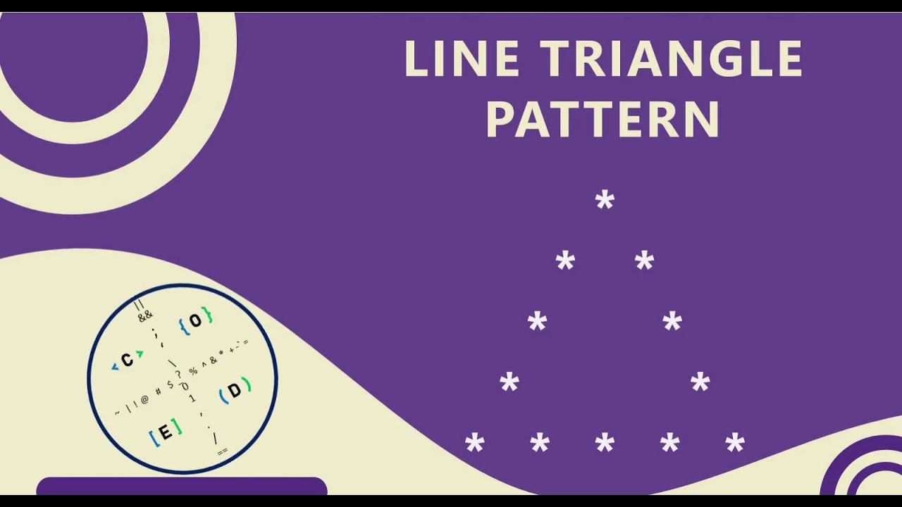 32 Line/Hollow Triangle/Pyramid Pattern without any pre-defined method using while loop in Python