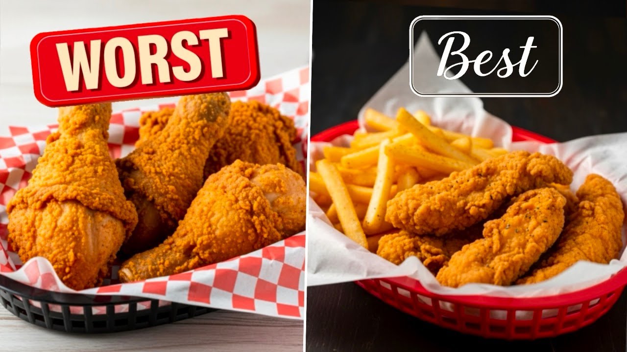 Fried Chicken Chains RANKED Worst to Best