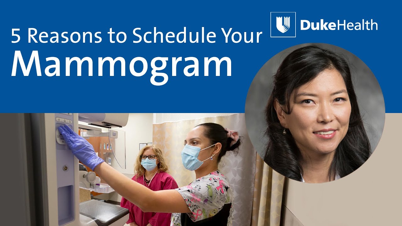 Five Reasons to Schedule Your Mammogram | Duke Health
