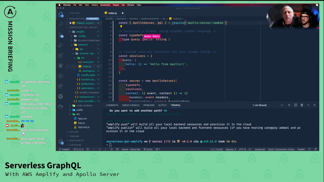 Set Up a Serverless GraphQL API with Apollo Server and AWS Amplify