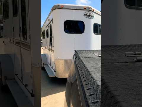 Backing up a horse trailer is fun!