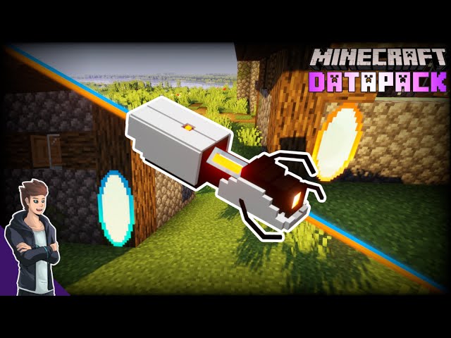 The Portal Gun Datapack Minecraft Data Pack