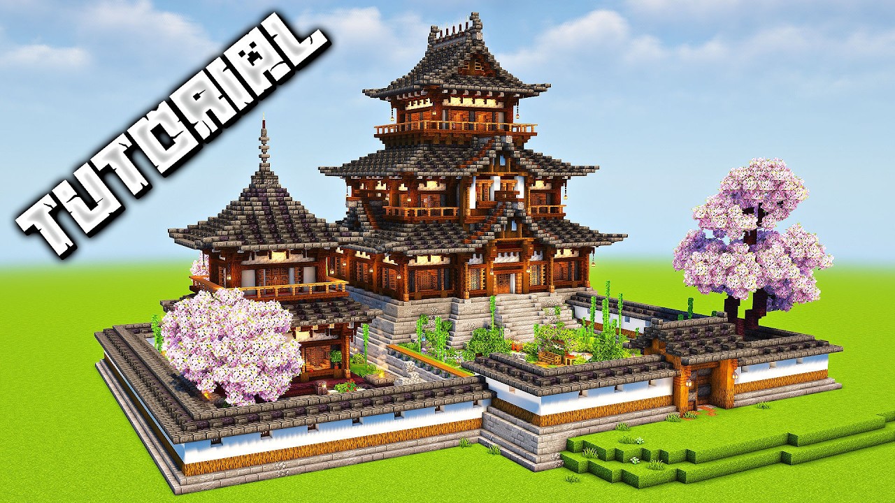 Fire Castle Gardens | Minecraft Tutorial