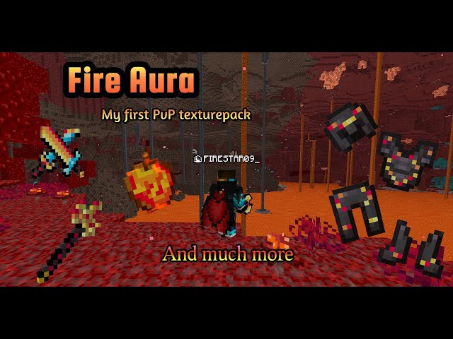 Fire Aura || The Best PvP Texturepack Minecraft Texture Pack