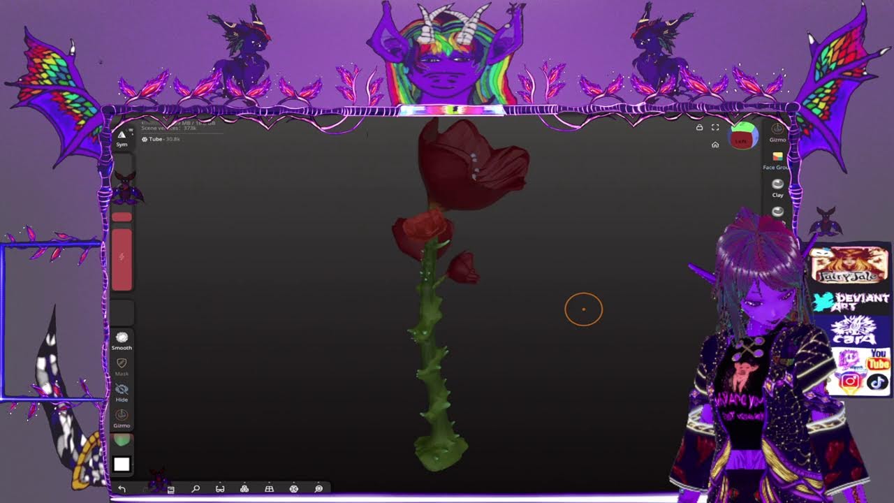 let make another fantasy witch staff/wand a by vegaani {3d modeling wednesday
