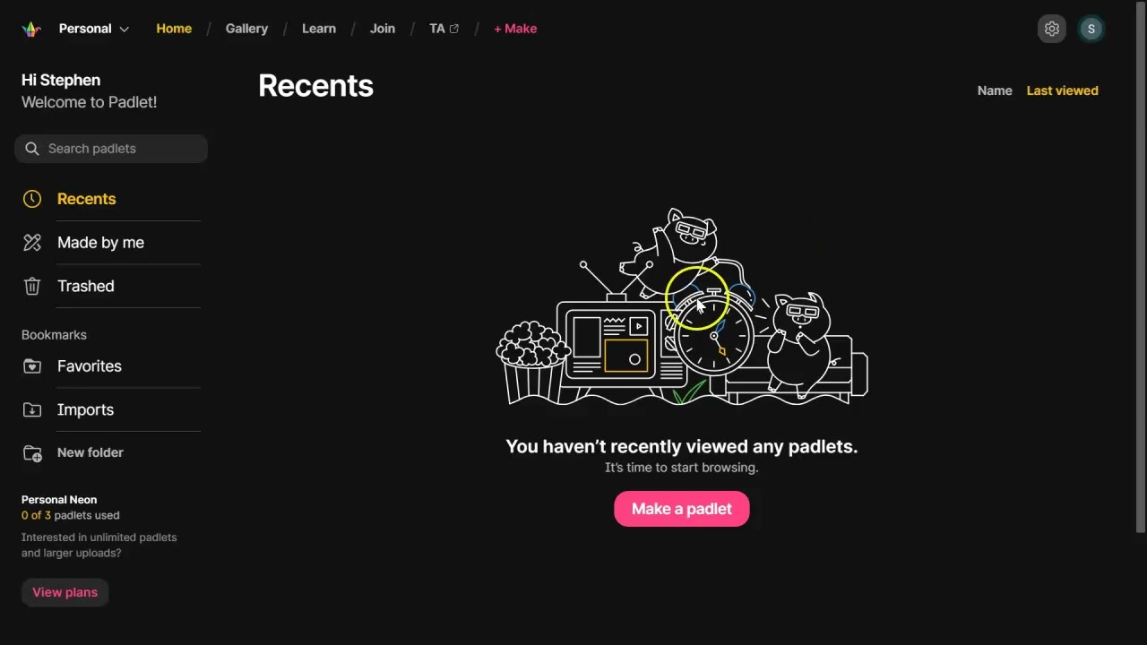 Cool Tools submission: Padlet. Stephen Brody Wilhelm
