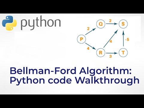 Bellman-Ford Algorithm with Python Code Walkthrough