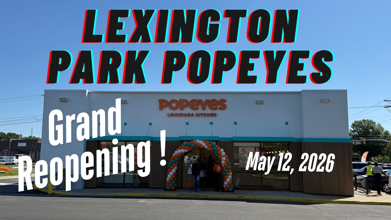 Lexington Park Popeyes Grand Re-Opening - 05-12-2026