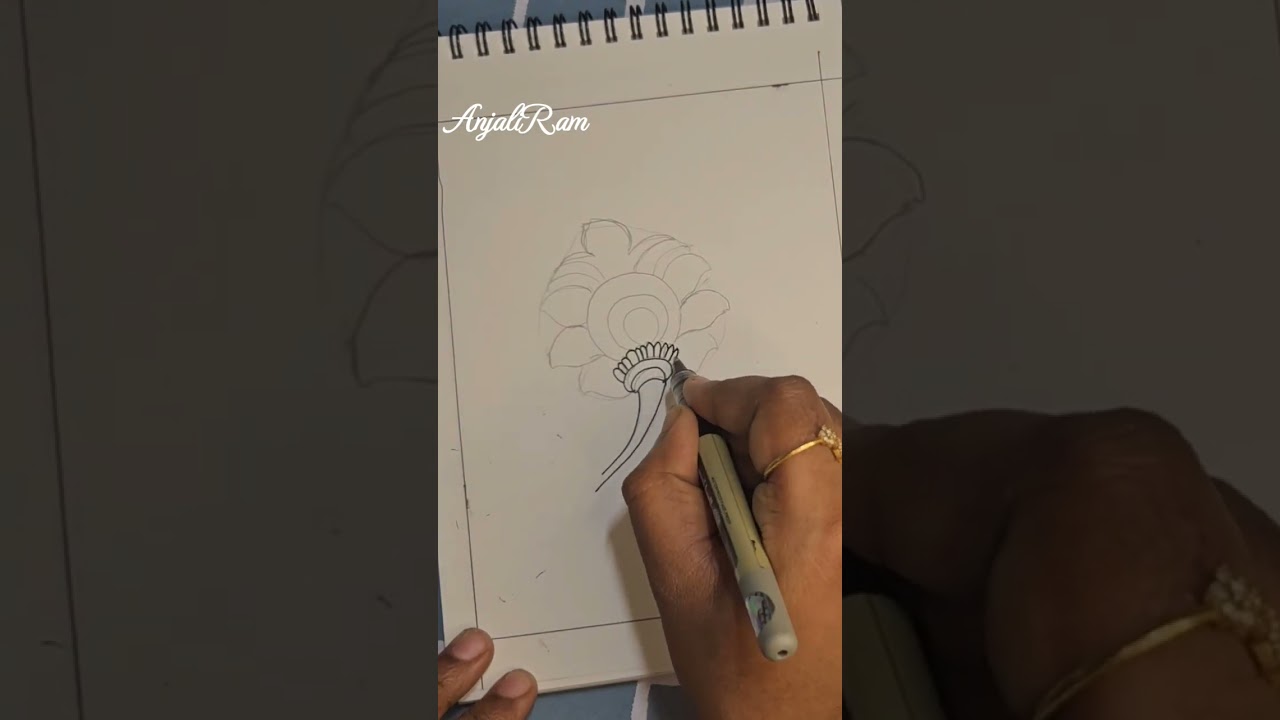 kalamkari flower class2 #kalamkari #kalamkarilove #kalamkaripainting
