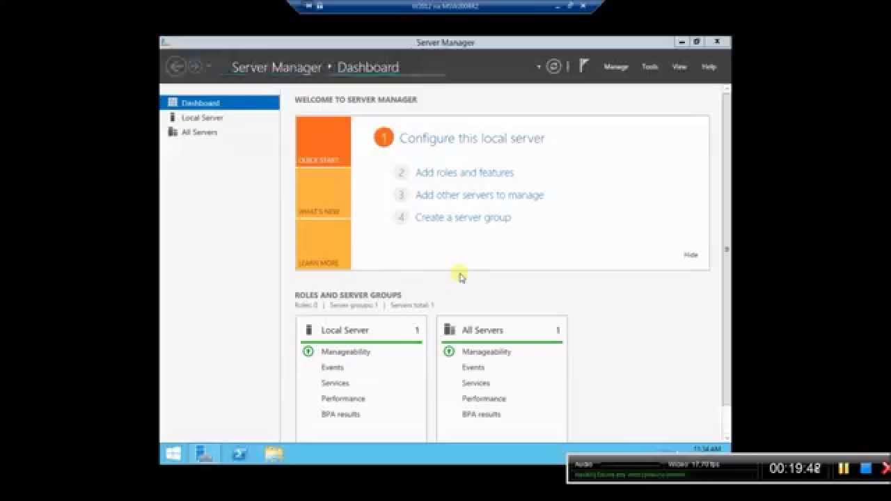 Windows Server 2012 R2 DATACENTER installation