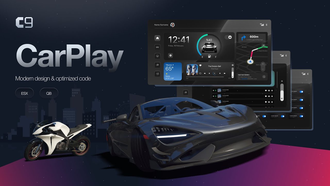 Code9 | CarPlay Script for FiveM