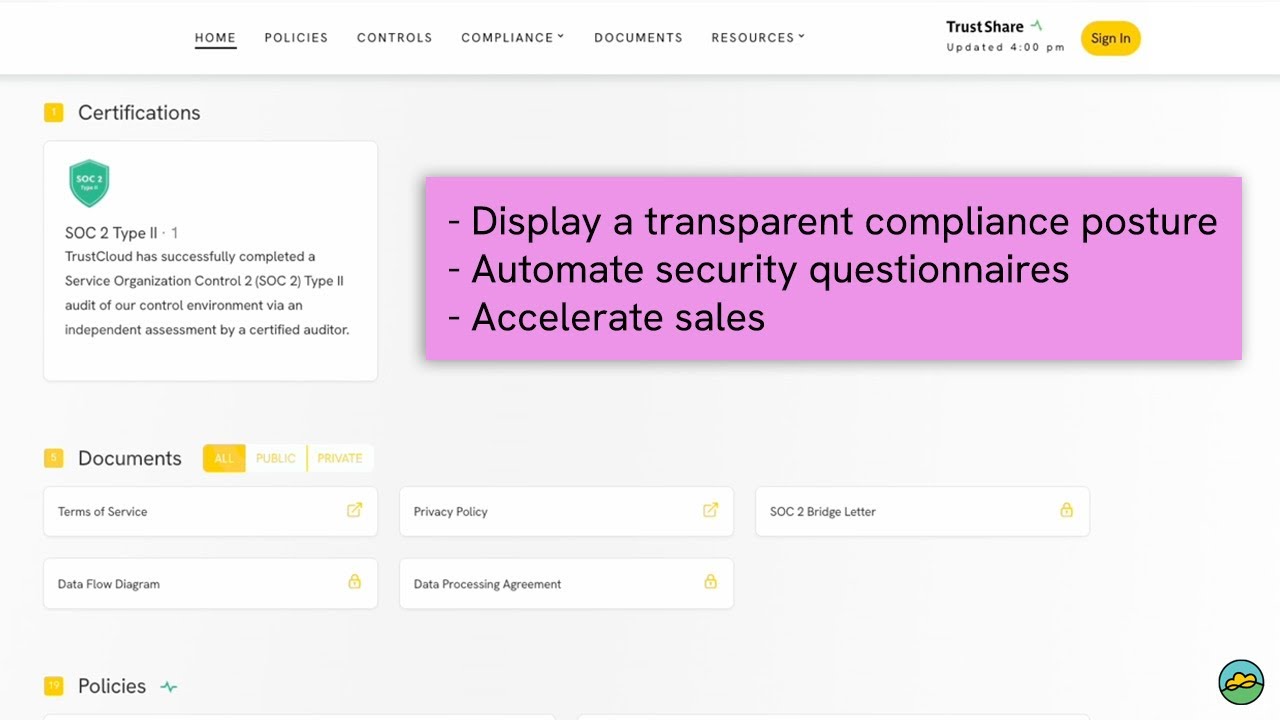 TrustPortal walkthrough