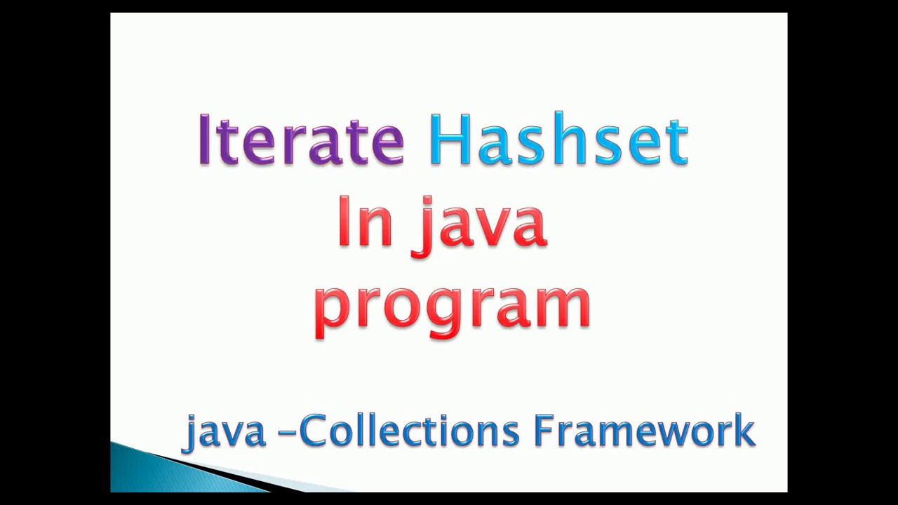 iterator in hashset in java example