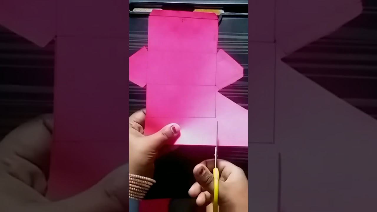 3D paper prism #papercraft #prism #omkaracreations