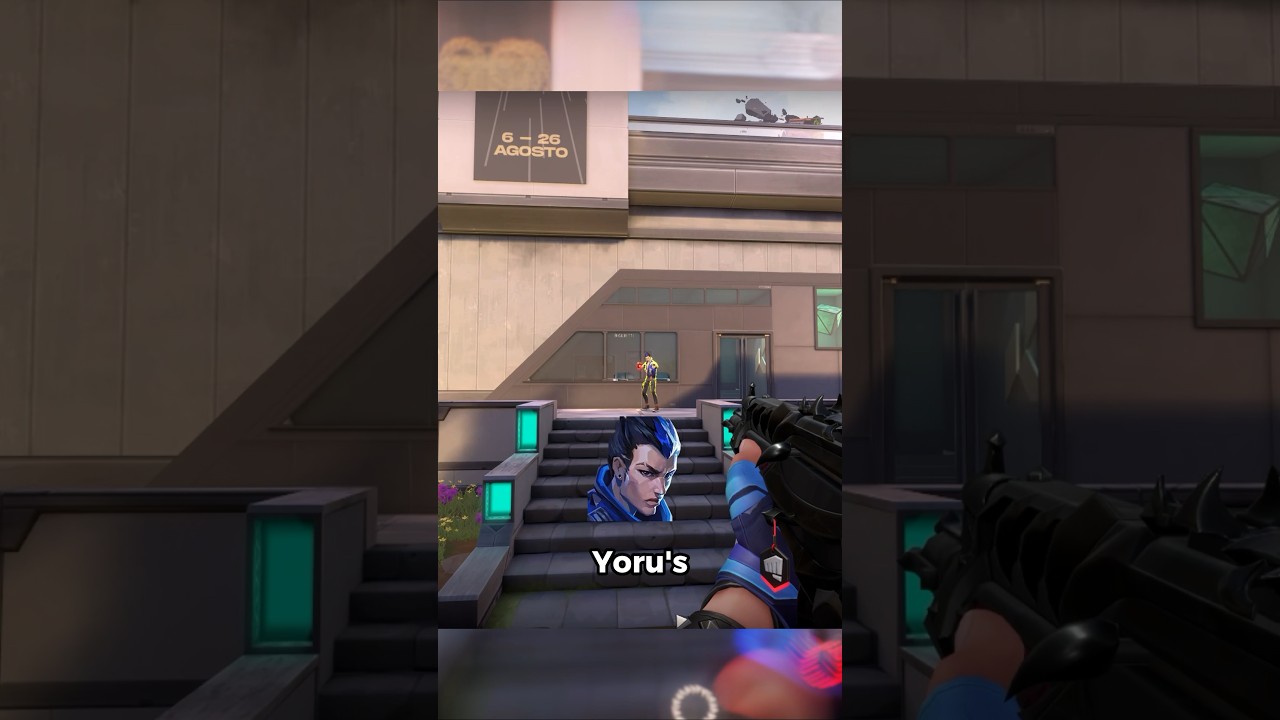 Yoru’s flashes are higher than you think! #valorantclip #valorant #gaming #valoranttip #yoru