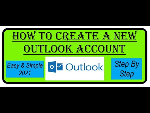 How To Create A Microsoft Outlook Account For Free 2021| Create Hotmail Account For Free 2021