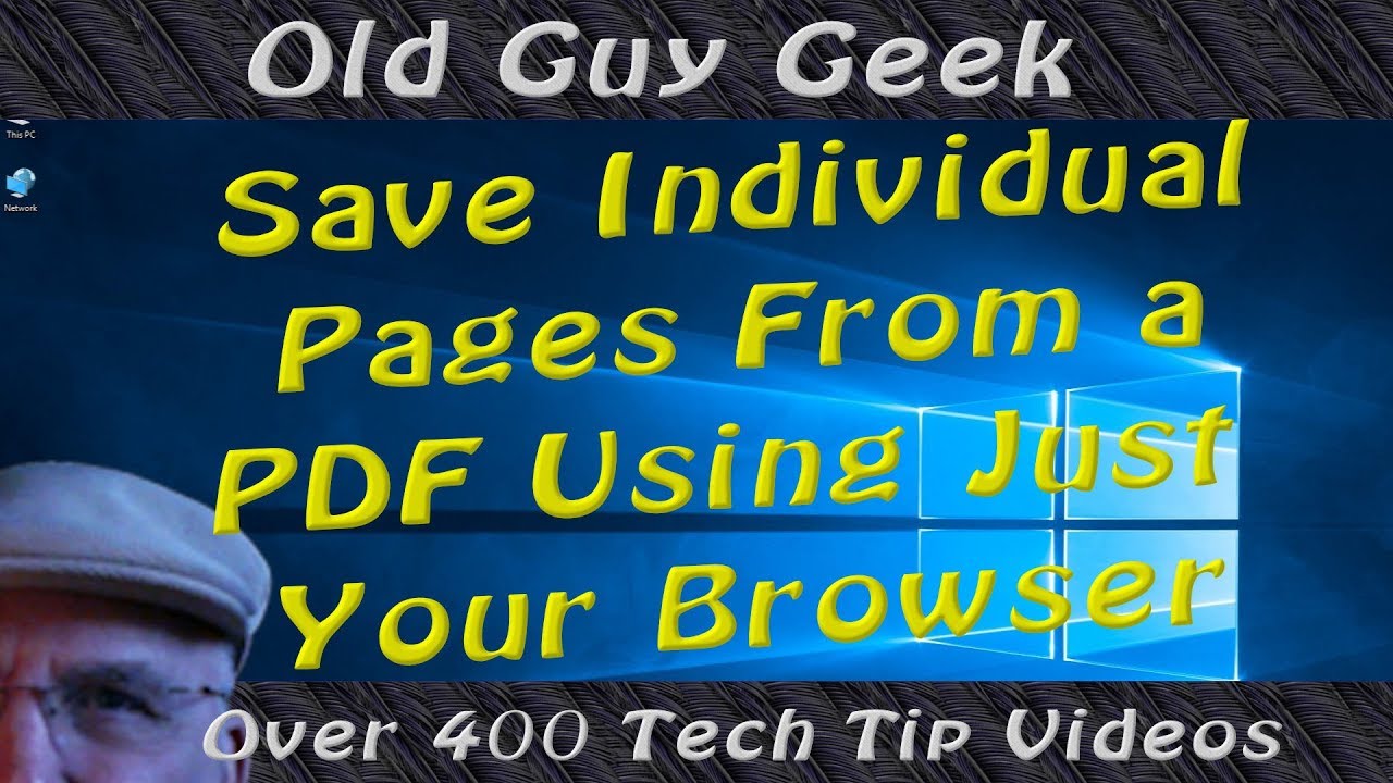 Extract PDF Pages From Larger PDF Using Just Your Browser