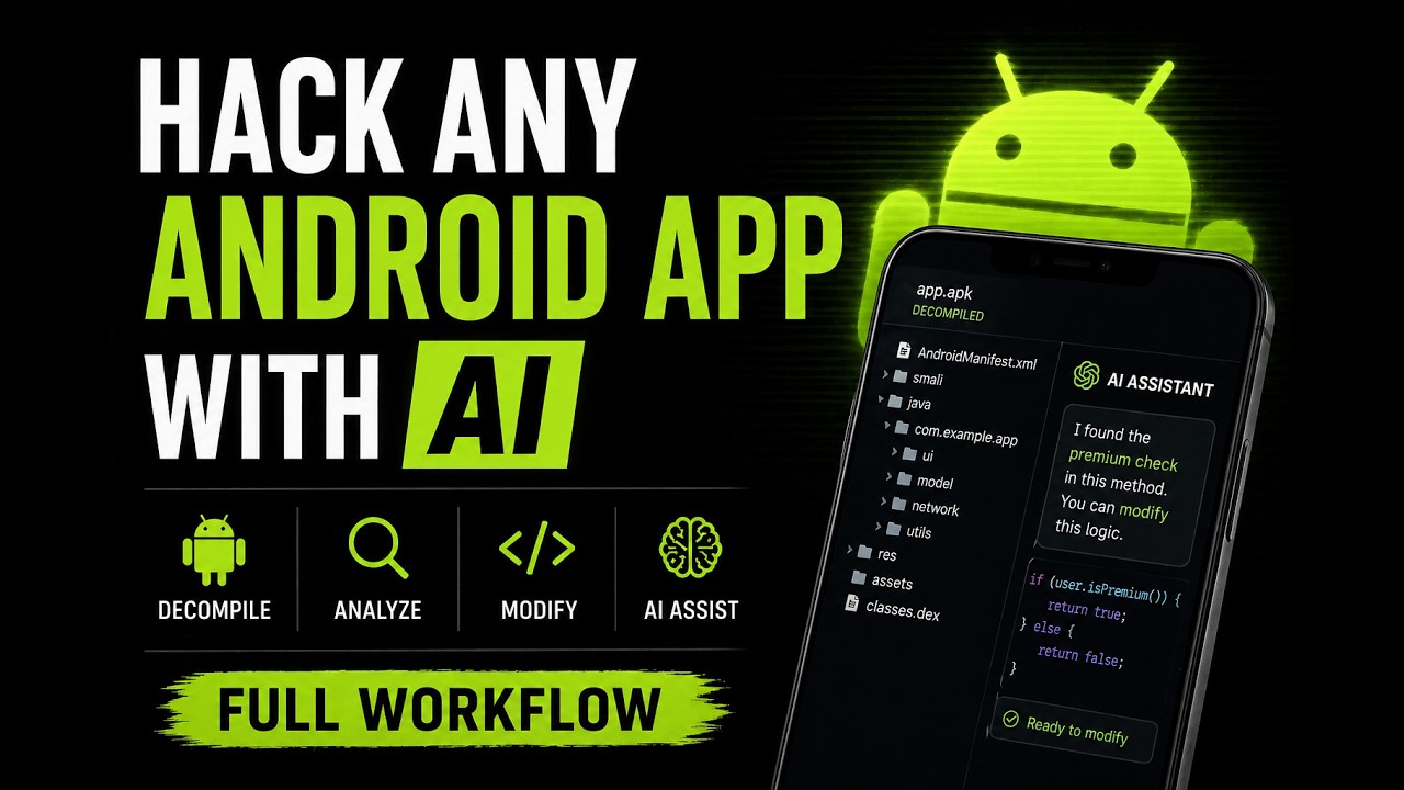 Reverse Engineer & Modify APKs with AI - Full Workflow (2026)