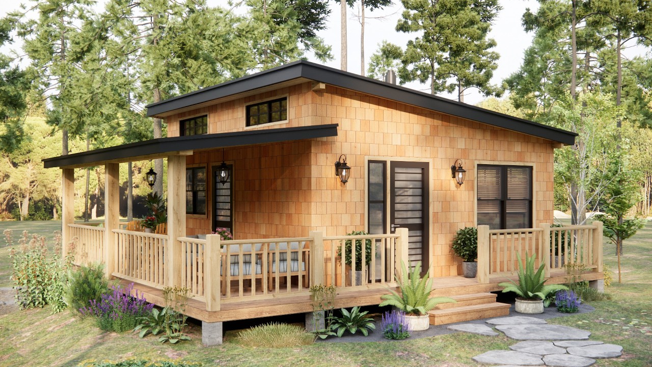 This 484sqft House Has an Amazing Floor Plan! Full Tour!