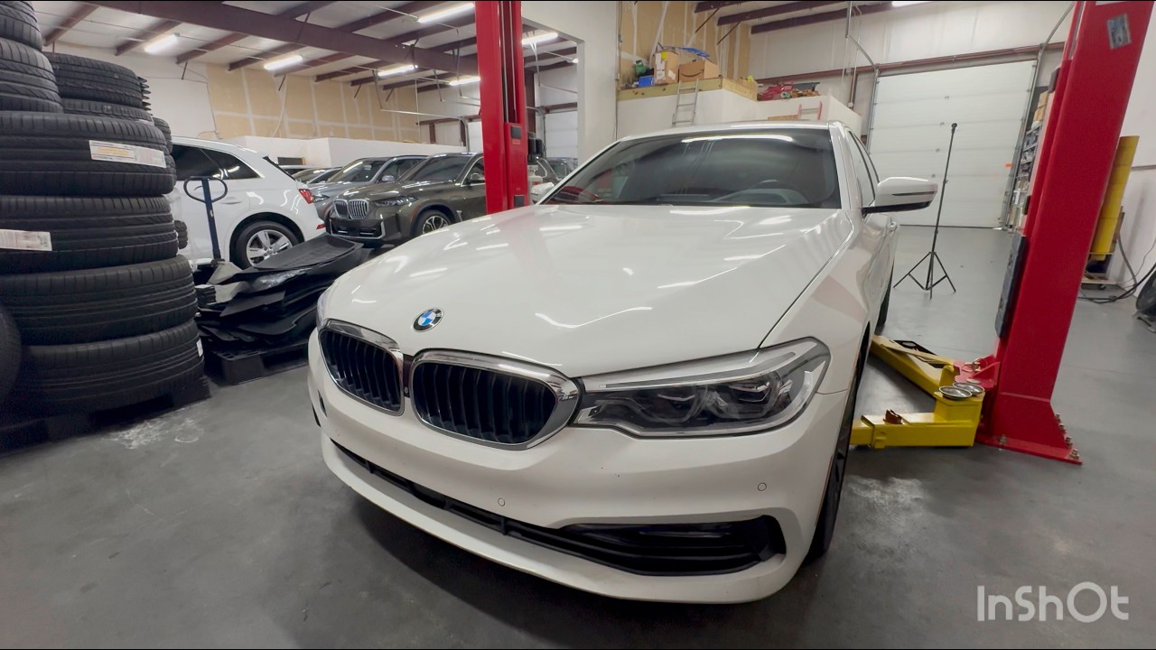2017 BMW 530 coolant leak under intake manifold, upper radiator hose inlet replacement B46 2.0 4 cyl