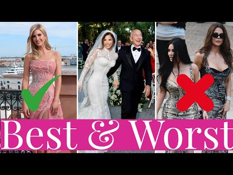 Best & Worst- Jeff Bezos & Lauren Sanchez' TACKY Wedding? Kim Kardashian, Ivanka Trump, Kylie Jenner