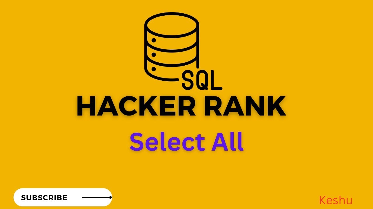 #3 select All || Hackerrank SQL Solution || Hackerrank Solutions ||