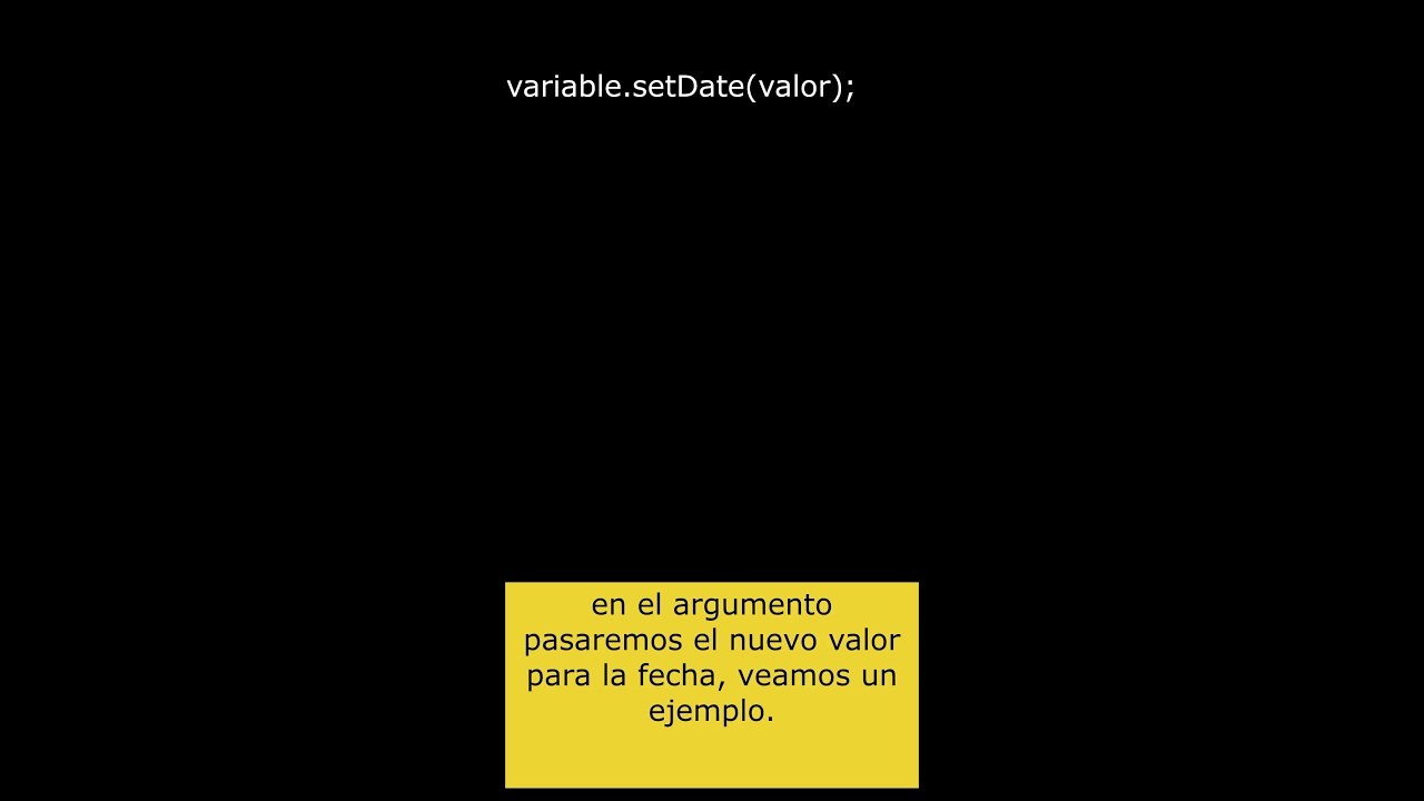 Tips rapidos en Javascript / setdate