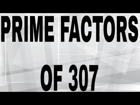 PRIME FACTORS OF 307