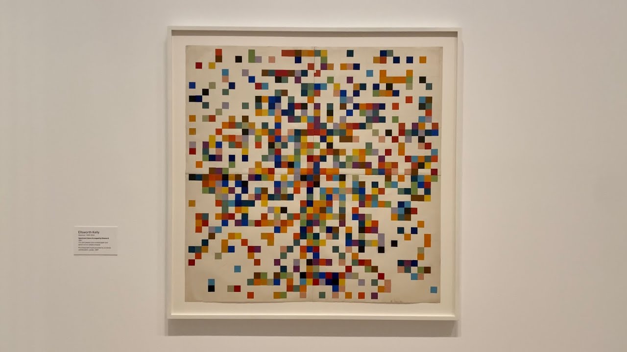 Ellsworth Kelly : Spectrum Colors Arranged  by Chance lI, 1951 | MoMA