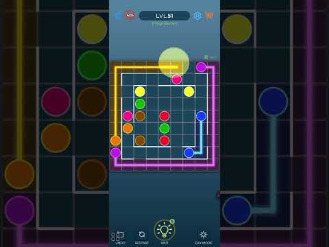 Dot line game 🔵--🟠|| matching dot game || dot game matching || match the color ||
