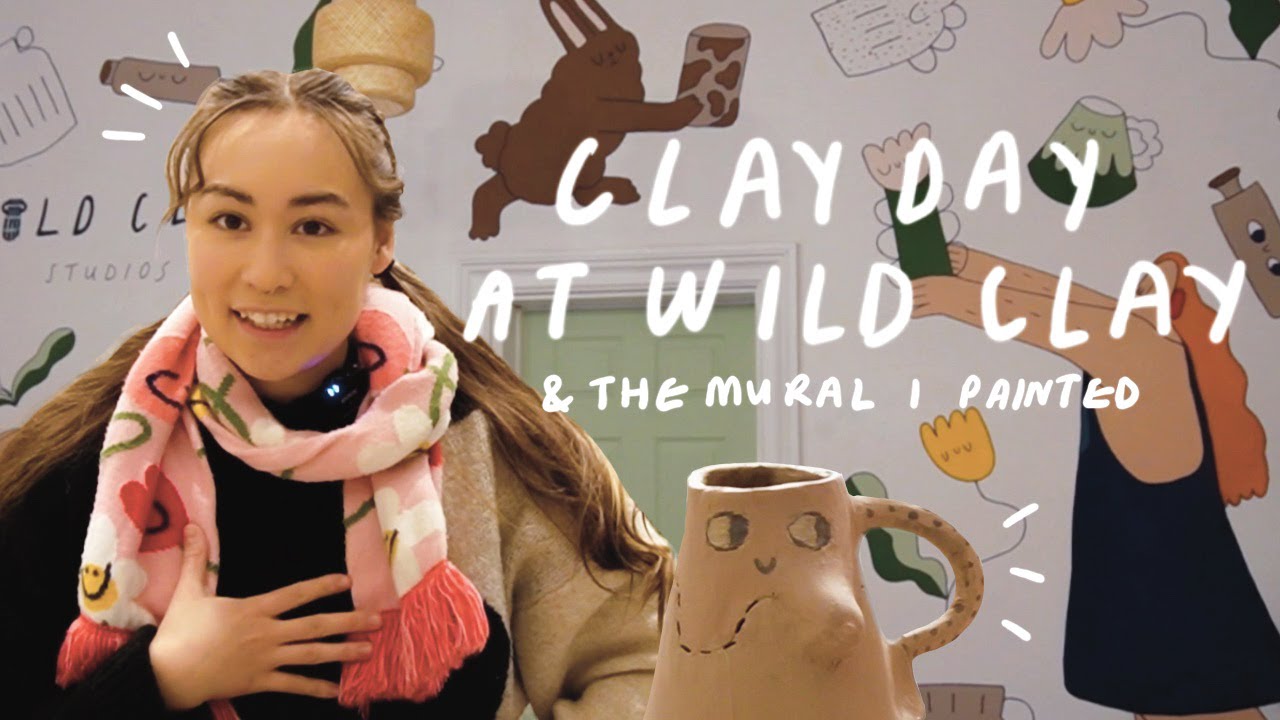 Pottery Day Vlog // How I Painted a Mural