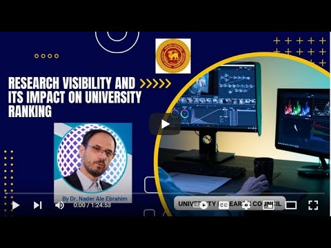 Research visibility and its Impact on University Rankings