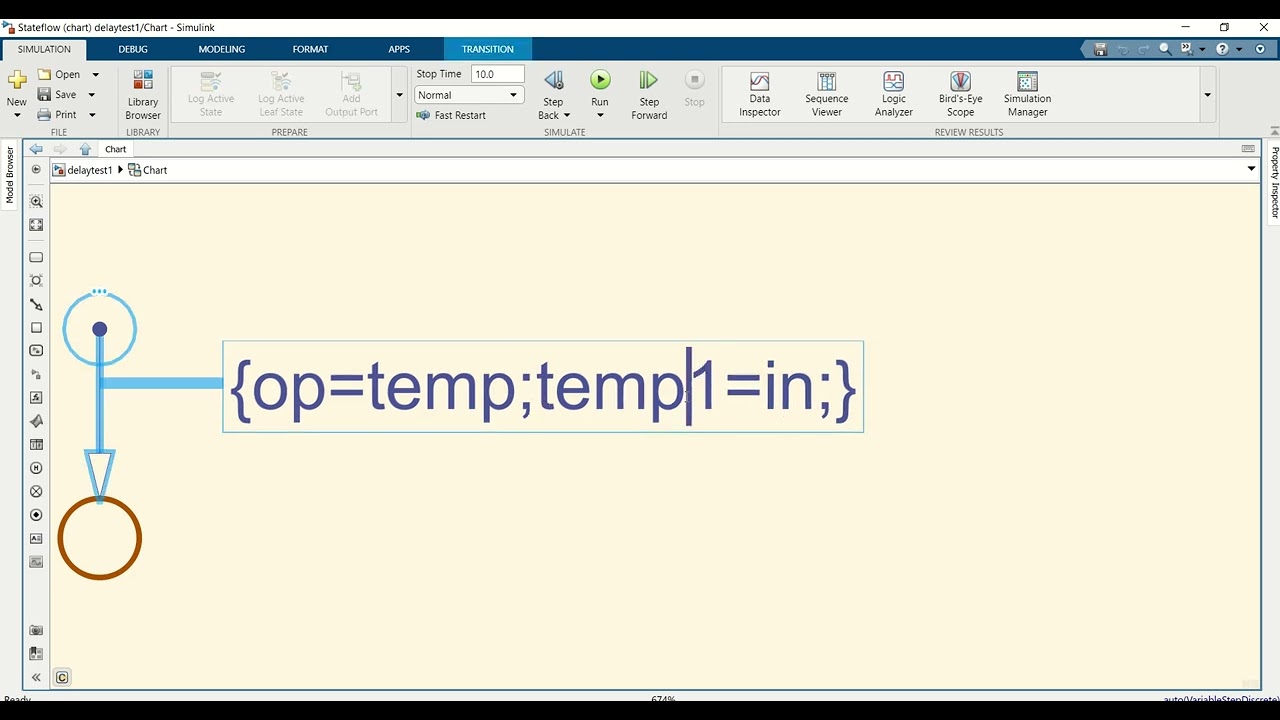 Delay without using Delay Block in Simulink-MATLAB.