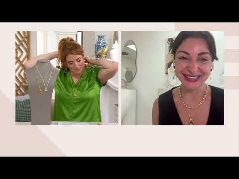 Sophie Blake Lana Pendant with Adjustable Chain, Sterling Silver, 26.75g on QVC