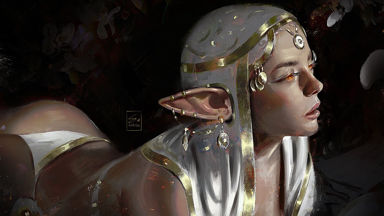 Painting process - Haranna (preview)